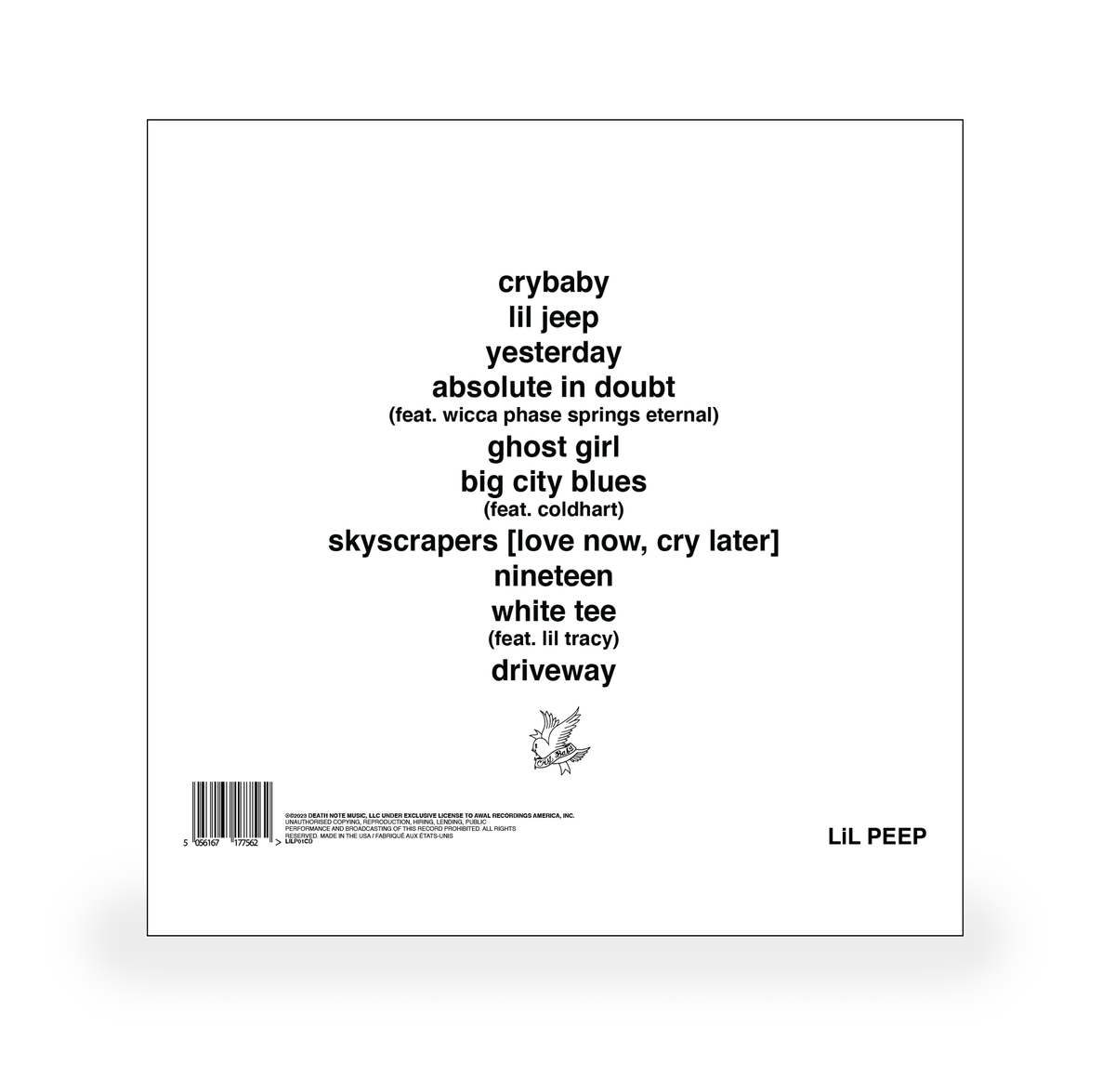 Crybaby - CD – Official UK Website of the Estate of Gustav Ahr / Lil Peep